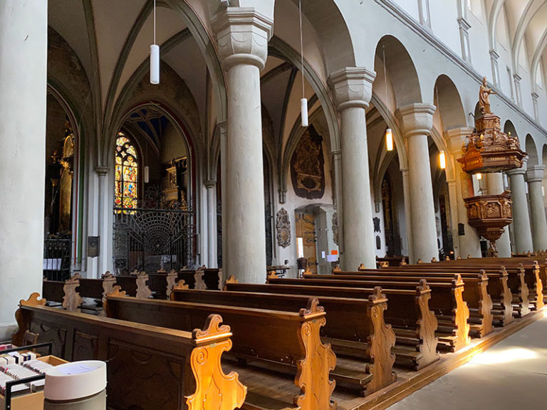 Romanik am Konstanzer Münster - Türkisgrün by Ines | Kunst & Kultur