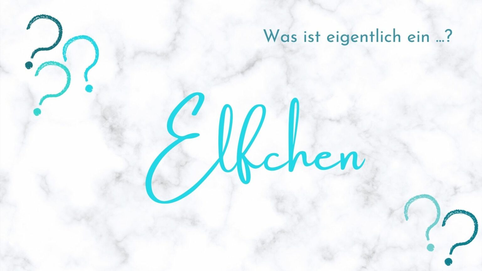 Was ist eigentlich ein "Elfchen"?